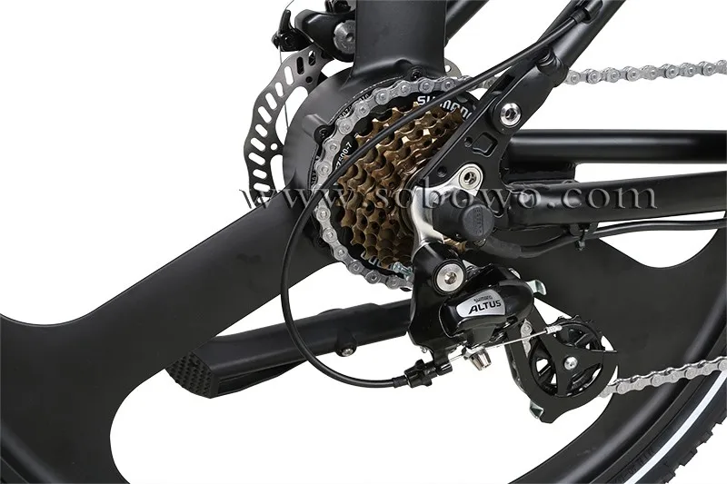 26" Full Suspension Model Cf26-r Integrated Wheel Electric Bike ...