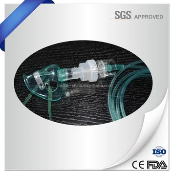 Hospital Use Simple And Portable Rebreather Oxygen Mask With Tubing ...