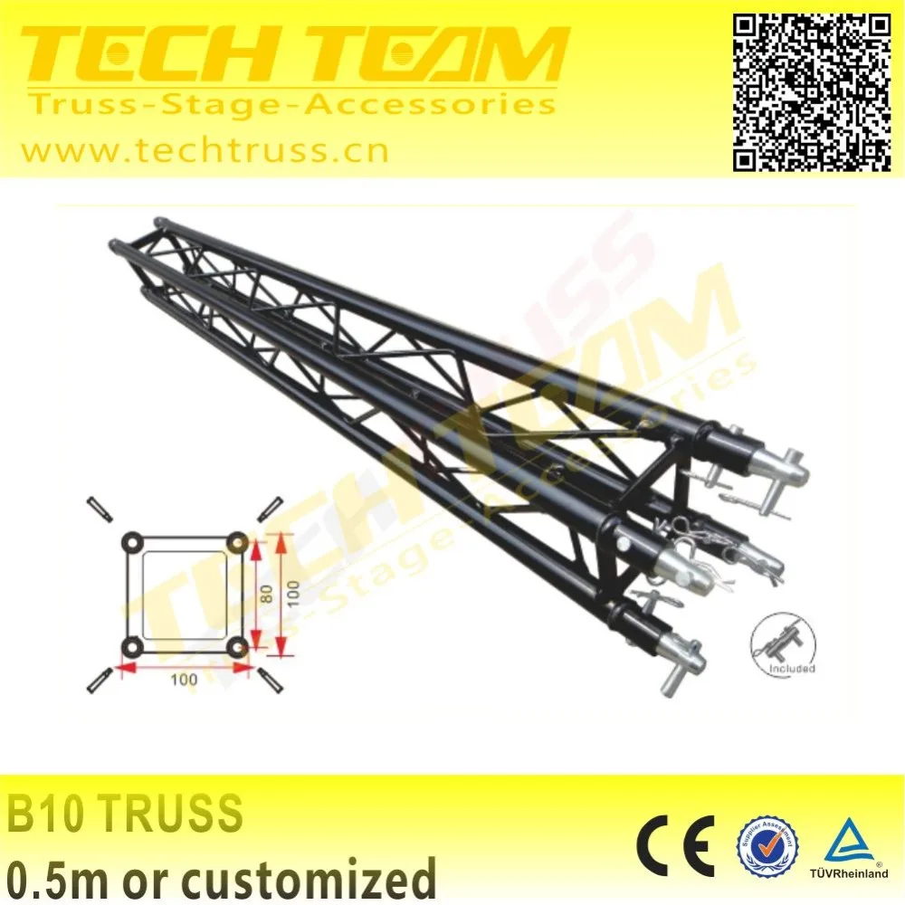 B10-qs10b Black Mini Box Truss,Aluminium Square Truss For Trade Show ...