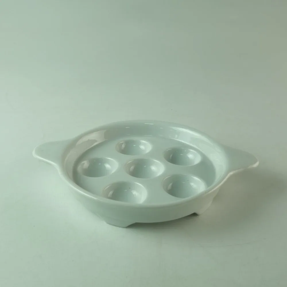 Ceramic Escargot Dishes - Elegant Snail Serving Plates
