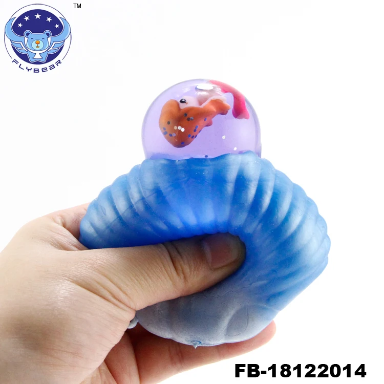 2021 New Hot Mesh Squeeze Squishy Shell Ball Surprise Toy Squeeze Ball ...