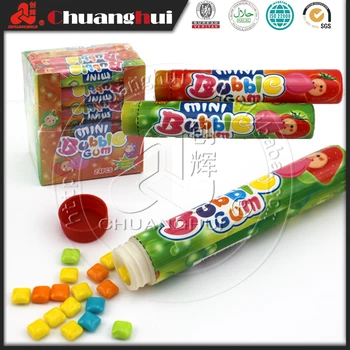 Mini Bubble Gum Tube / Mini Chewing Gum Cube Candy - Buy Mini Bubble ...