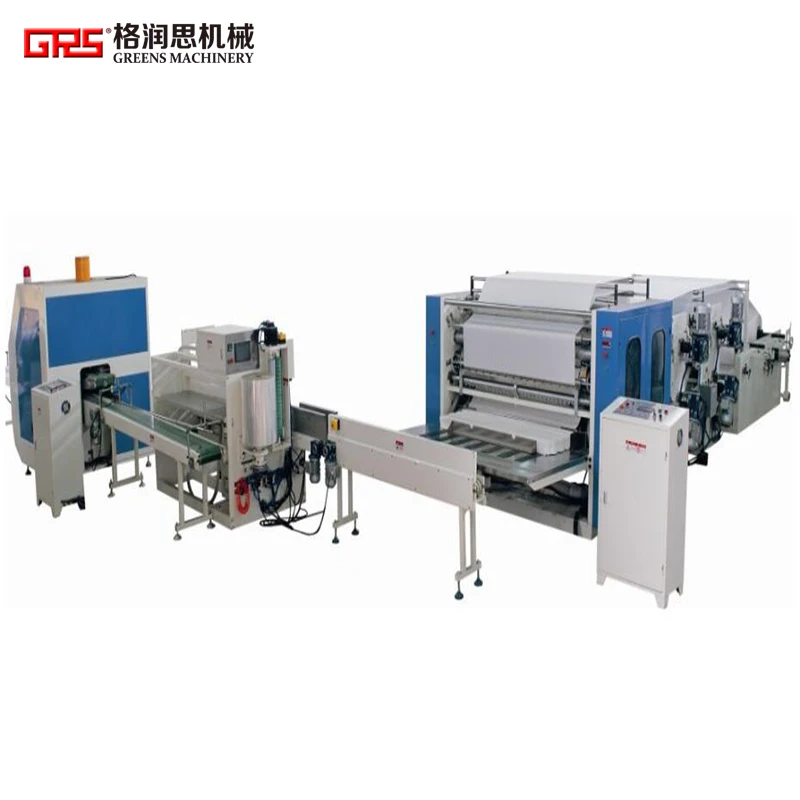 V Interfold Full Automatic Tissue Paper Converting Facial Making ...