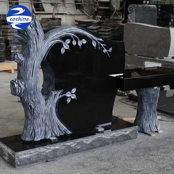 Modern Granite Tree Design Carving Monument Headstone - Buy Tree Design ...