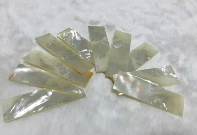 Cutting Rectangle Shell Strip White Mother of Pearl Inlay Blanks for ...