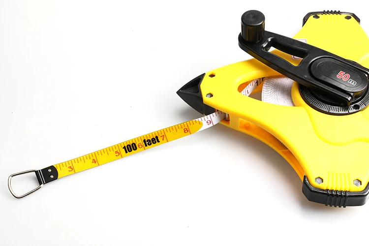 Waterproof Long Distance 30m 50m 100m Fiberglass Tape Measure 50 Meter ...
