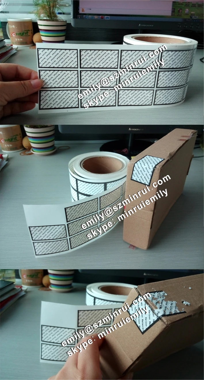 Custom Frangible Do Not Open Tamper Proof Boxes Or Bottle Or Jar ...