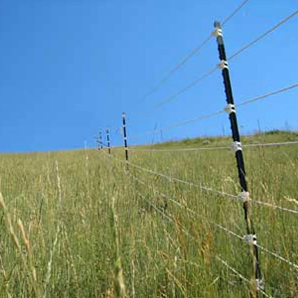 4ft Tall Single Step Poly Plastic Farm Electric Fencing Posts