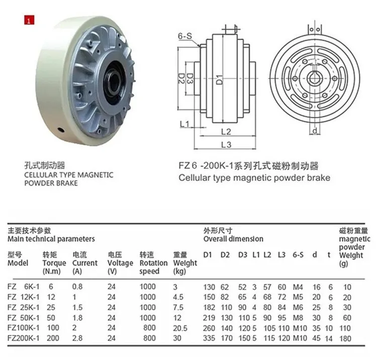 Magnetic Powder Clutch/Brake | single shaft/hollow shaft/doublr shaft