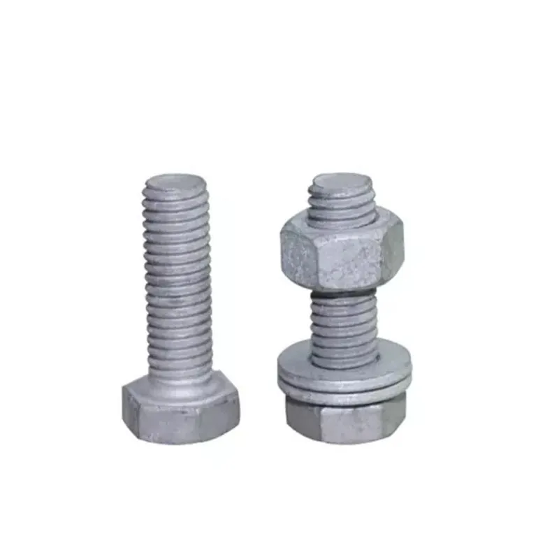 M30 M50 Dacromet Plated Full Thread Hexagon Bolt And Nut Din933 - Buy ...
