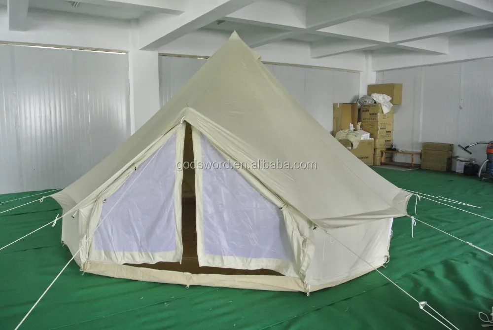 Hunting Glamping Bell Tent 6m Outdoor Stretch Awnnig Canopy Tent ...