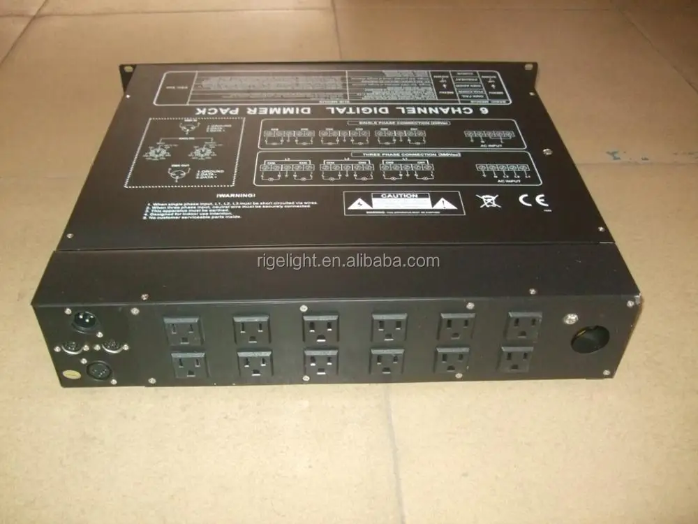 6 Channel Light Digital Dmx Dimmer Pack - Buy Dmx Dimmer 220v,6 Channel ...
