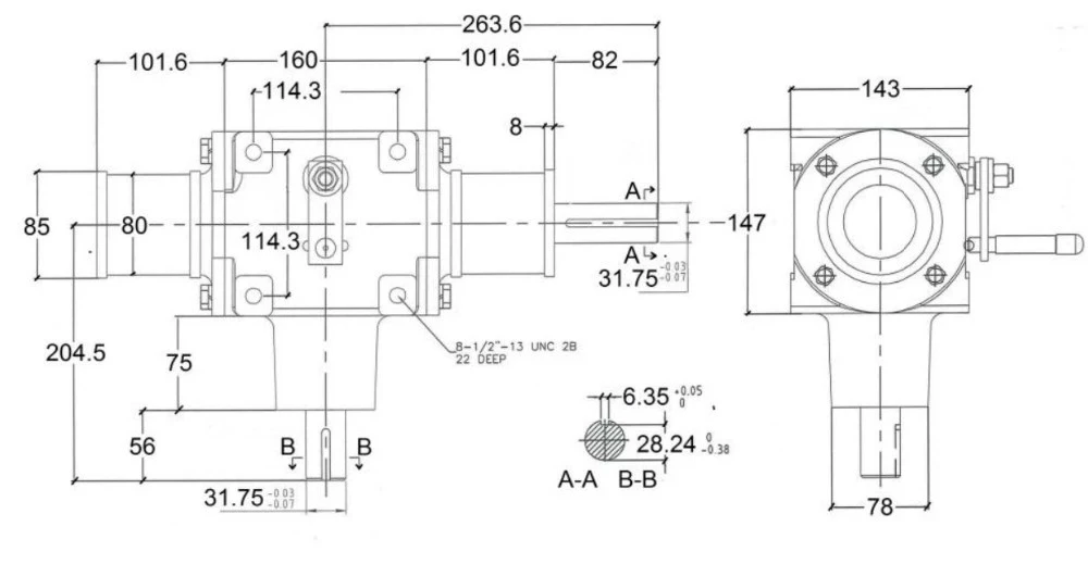 Especially Designed Speed Reducer Grain Auger Gearboxes