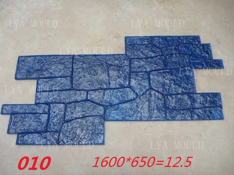 Polyurethane Rubber Stamp Concrete Patterns Decorative Stamped Mould ...