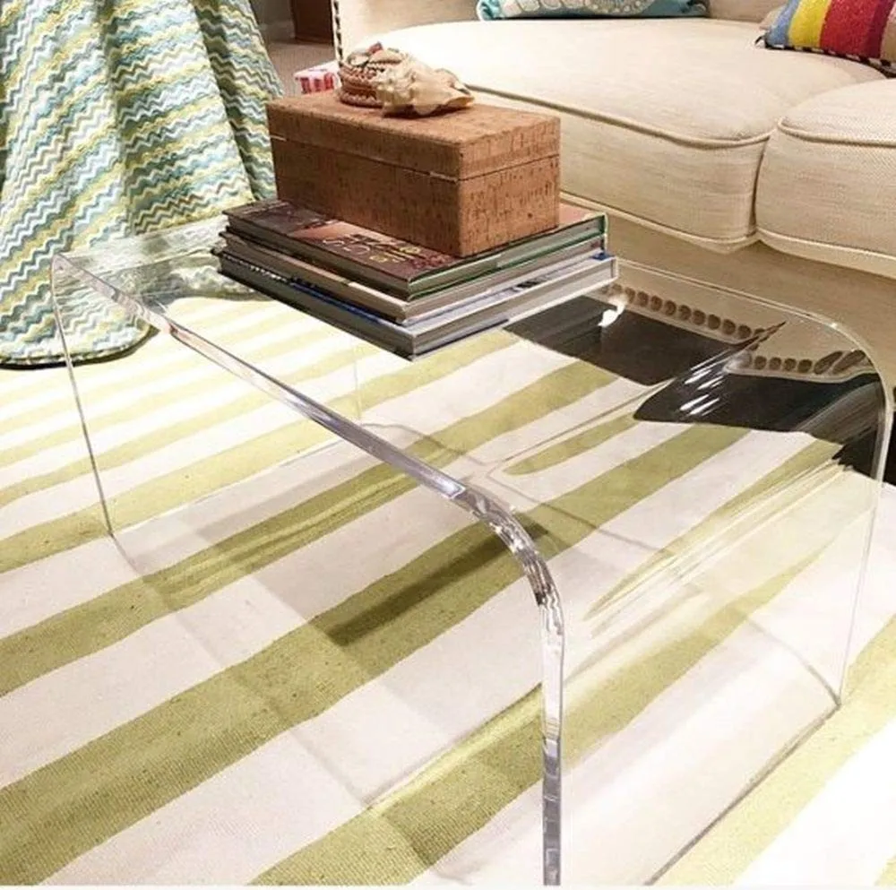 Modern Home Goods Furniture Set Living Room Nice Clear Acrylic Coffee ...