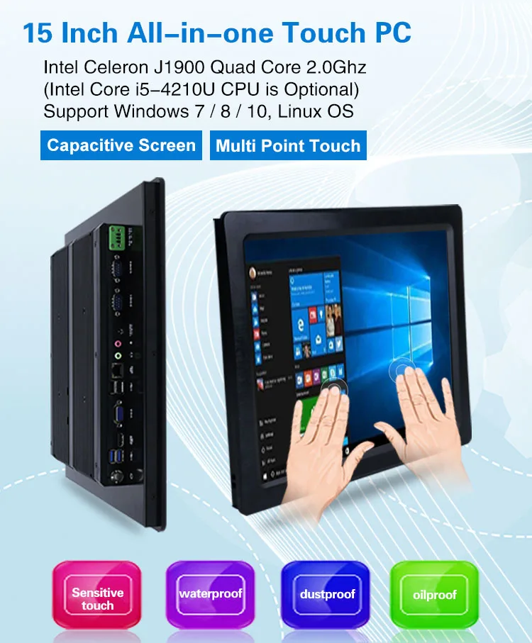Chassis All-in-one I5 Processor Itpc-a150 Ct 15 Inch All In One Touch ...