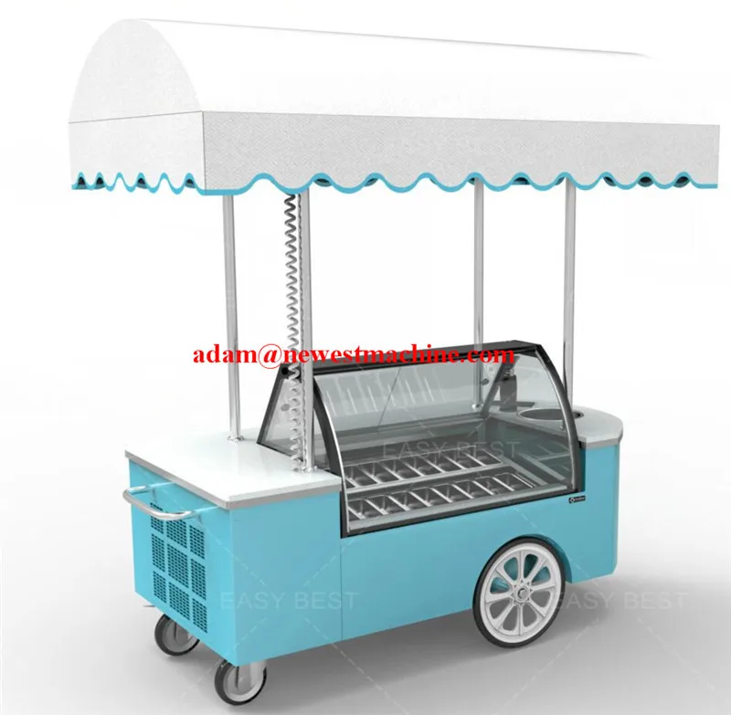 Summer Hot Selling Ice Cream Trolley/ice Cream Van/popsicle Ice Cream ...
