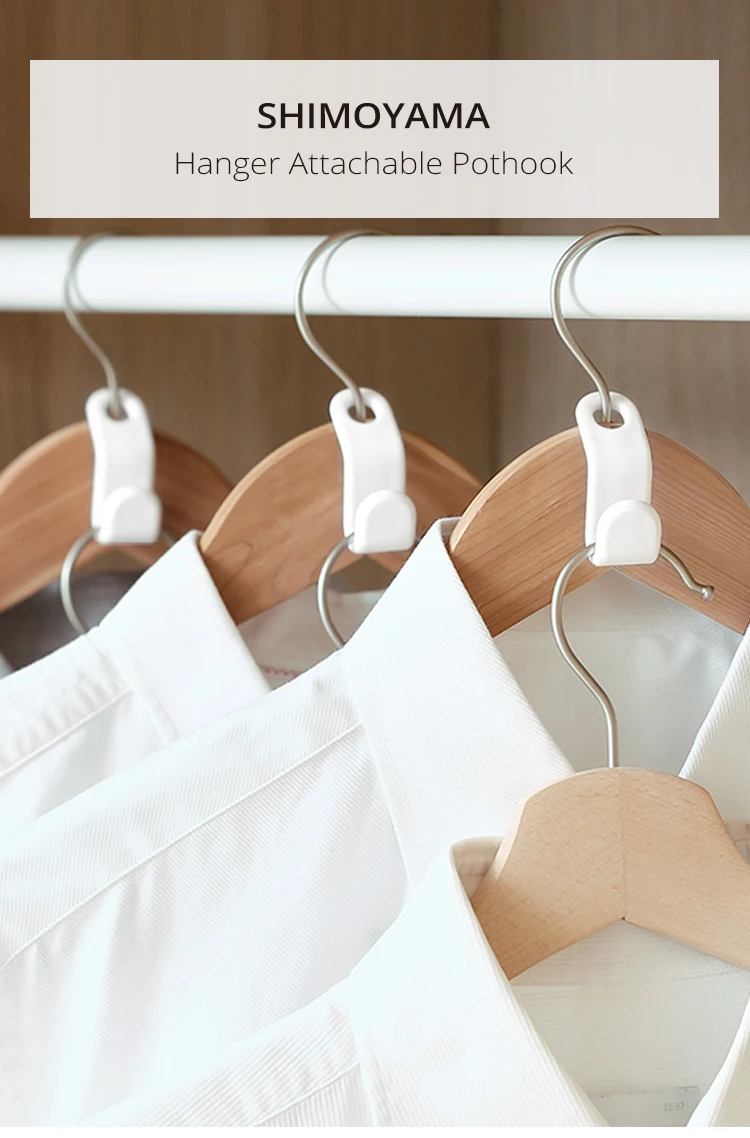Shimoyama Plastic White Clothes Hanger Attachable Hook - Buy Hanger ...