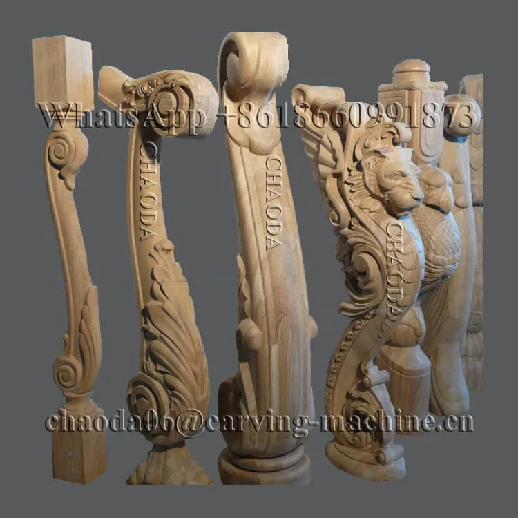 3d Corbel Pilaster Capital Column Antique Furniture Leg Lion Baluster ...