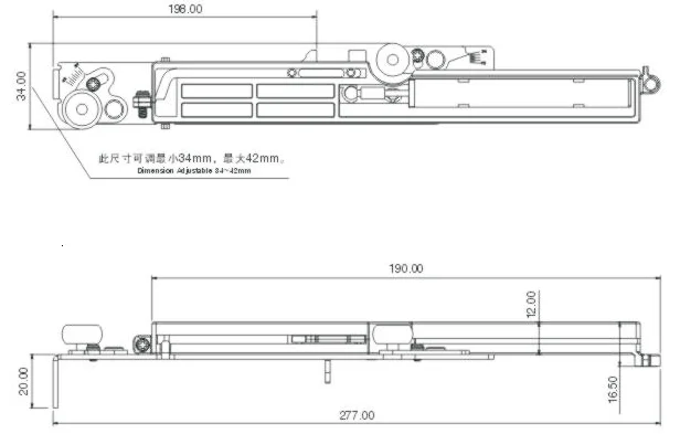 Soft Closing Mechanism for Sliding Closet Door - Fermeture Coulissante