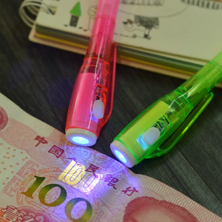 Magic Highlighter Invisible Ink Pen Creative Marker Pens Built In Uv ...