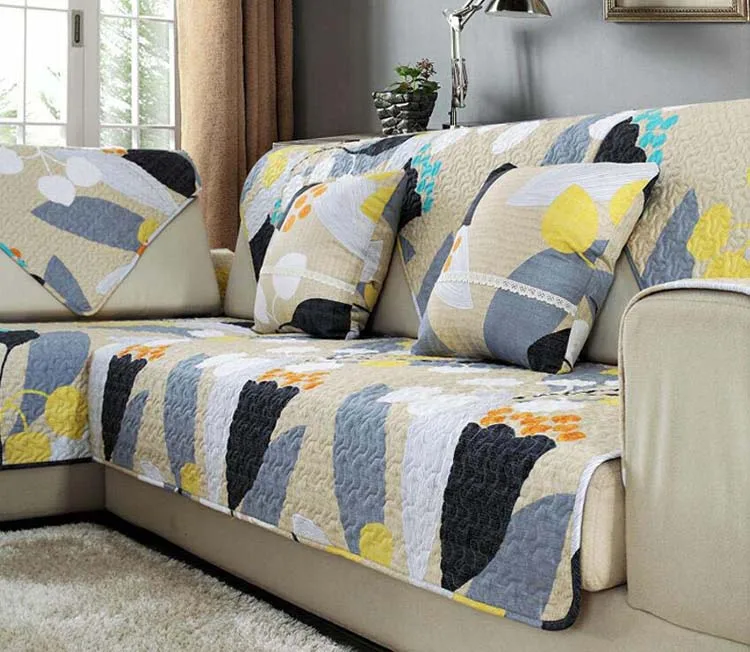 Home Decoration Cotton Stitching Anti-slip Plain Philippines Knitting ...