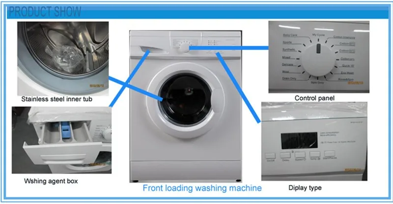 Small Mechanical Control Front Loading Laundry Washing Machine - Buy ...