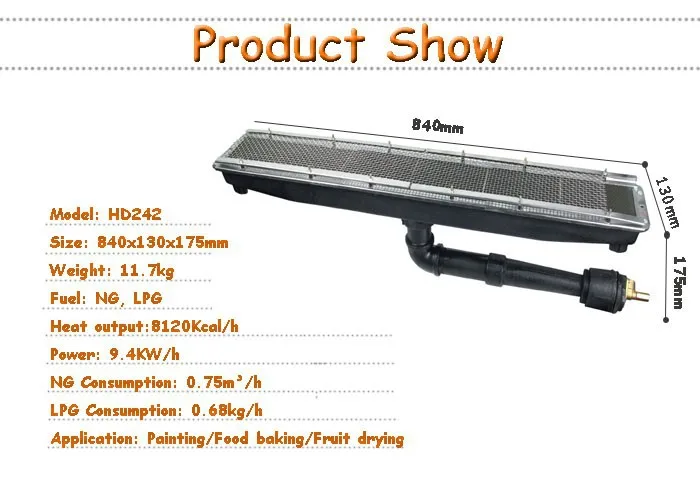 Gas Fired Infrared Heaters Powered System Superior Radiant Products