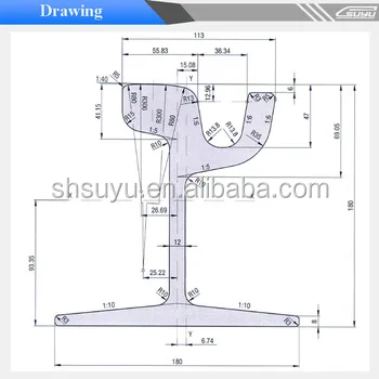 Track Grooved Rail Bs En14811:2006 59r2 - Buy Groove Rail,59r2 Groove ...