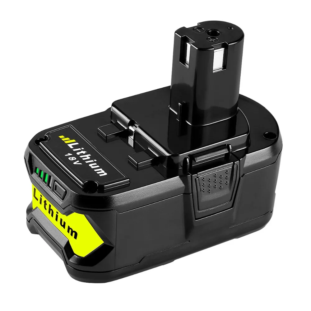 18 Voltage 6.0Ah Lithium Ion Replace Tool Battery for Ryobi P108 P106 ...