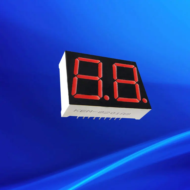 18 Pins Red Green Blue White 0.8 Inch Dual Number 7 Segment Led Display ...