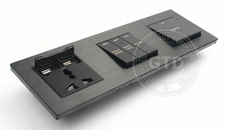 15b Series Luxury Hotel Bedside Wall Intelligent Push Button Switch ...