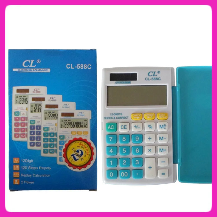 Mini Slim Card Touch Solar Calculator - Perfect for Kids