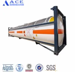 65000L Asphalt Bitutainer 40ft Bitumen Transportation Tank Container ...