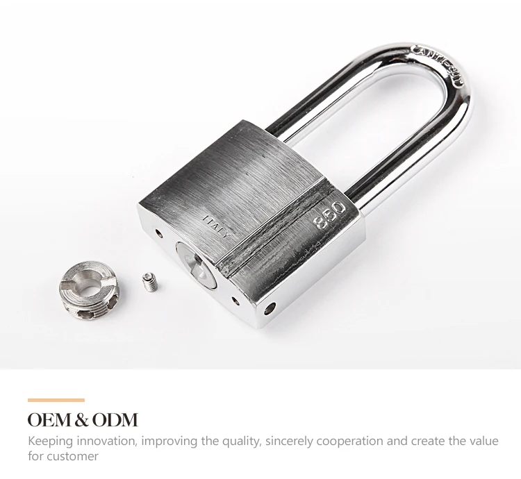 65mm Chinese Guard Security Low Carbon Steel Padlock 3 Same Key Truck ...