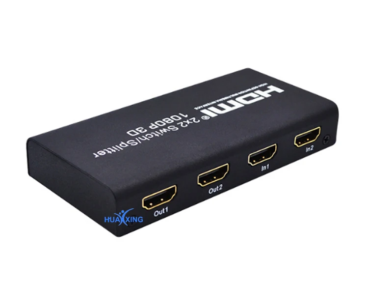 2x2 Hdmi Splitter With 1 Utp Input,4k Support,Audio Extraction And Edid ...