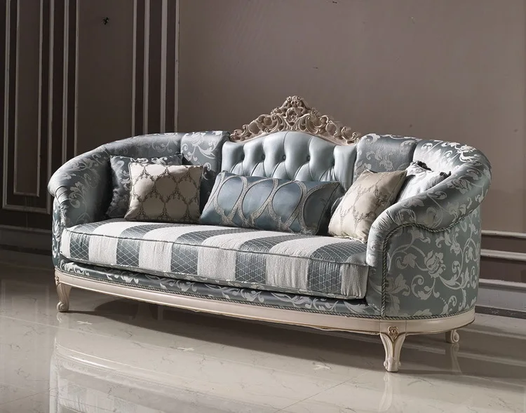Living Room Noble Silk Sofa Set,Same As Louvre Palace Style Sofa Sets ...