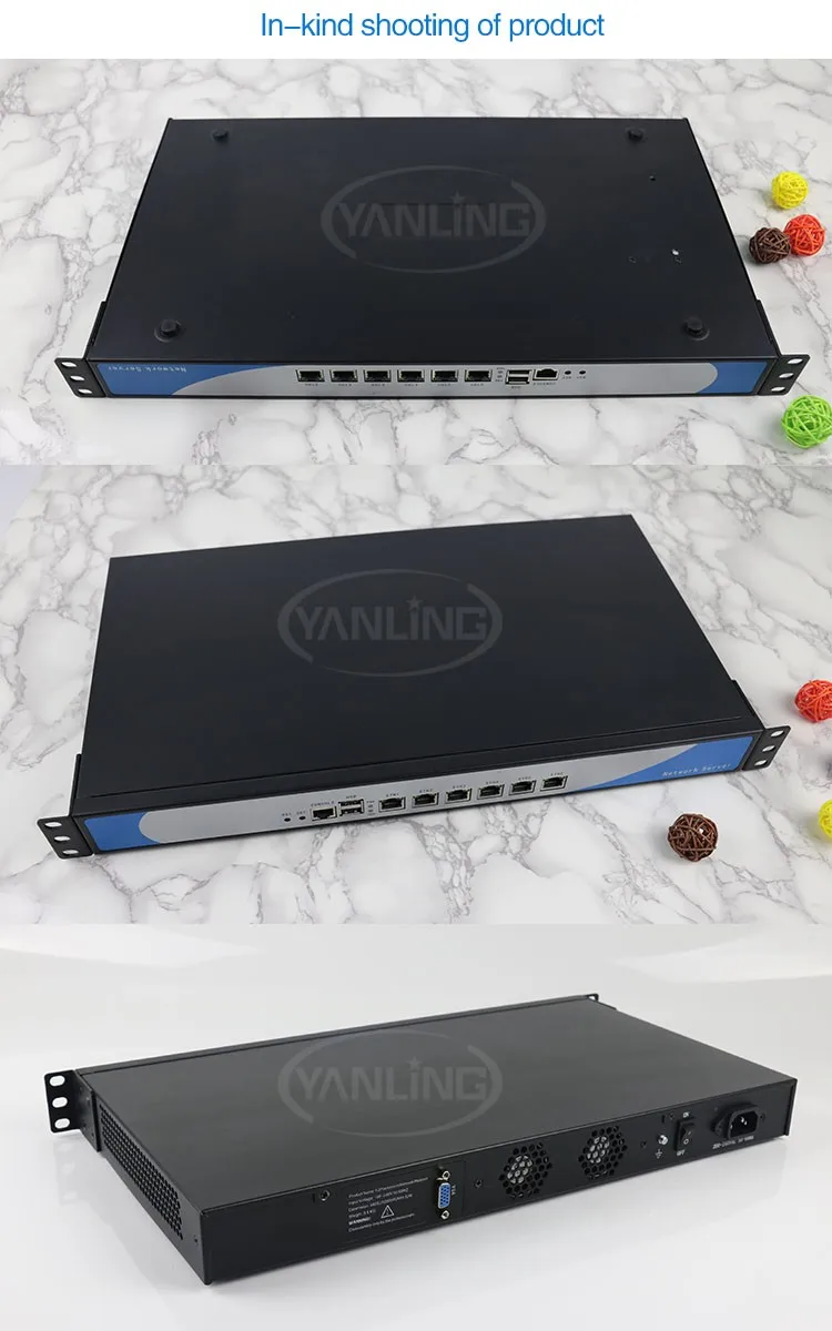 Celeron 1037u 19 Inch 1u Pfsense Firewall Server With Intel 6* 1000m ...