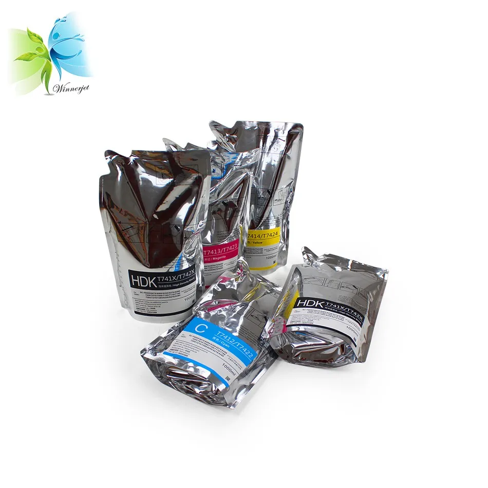 1000ml T741x-t742x Dye /sublimation /pigment Ink Bags For Epson F6200 ...