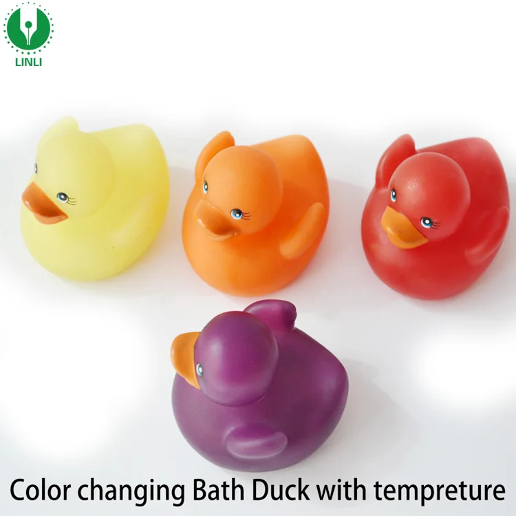 Color Changing Bath Duck With Temperature,Christmas Vinyl Duck - Buy ...