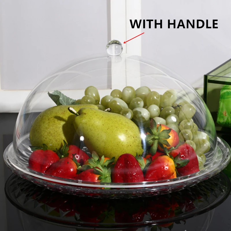 2017 Best Selling Clear Acrylic Large Plastic Domes For Dish And Plate ...