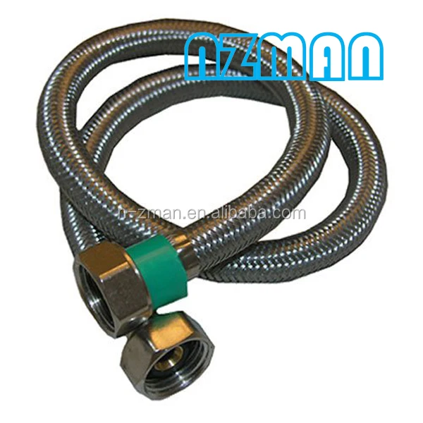 Nzman Toilet Water Supply Flexible Braided Hose,10-0431 1/2-inch Ips By ...