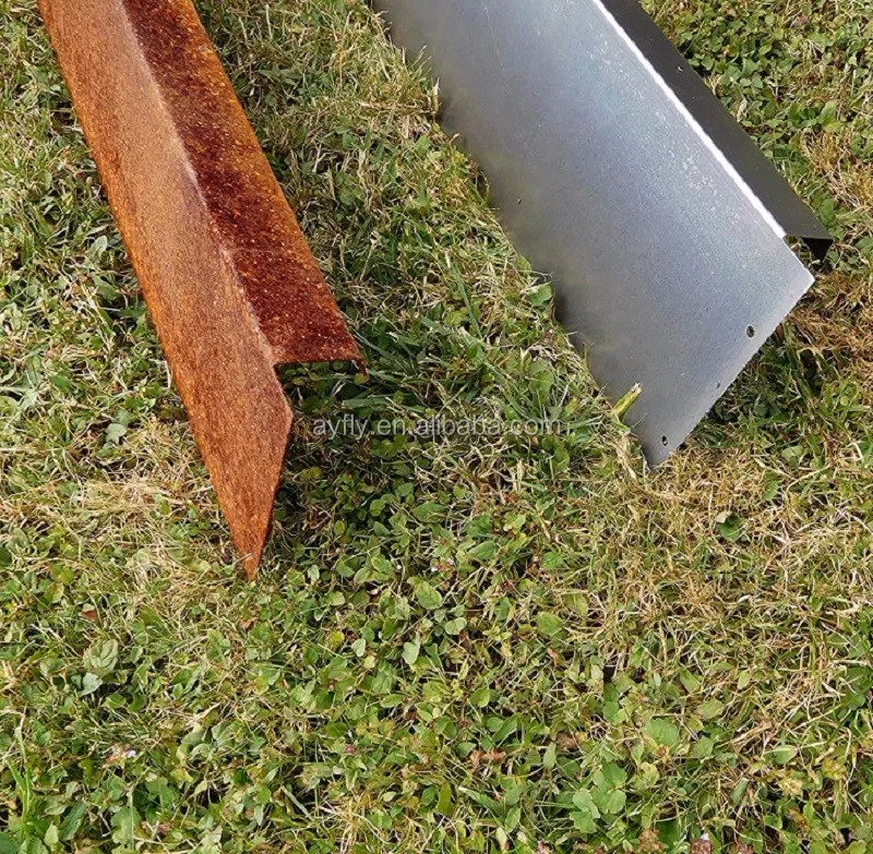 Metal Lawn Edge Corten Steel Folded Garden Edging Price - Buy Metal ...
