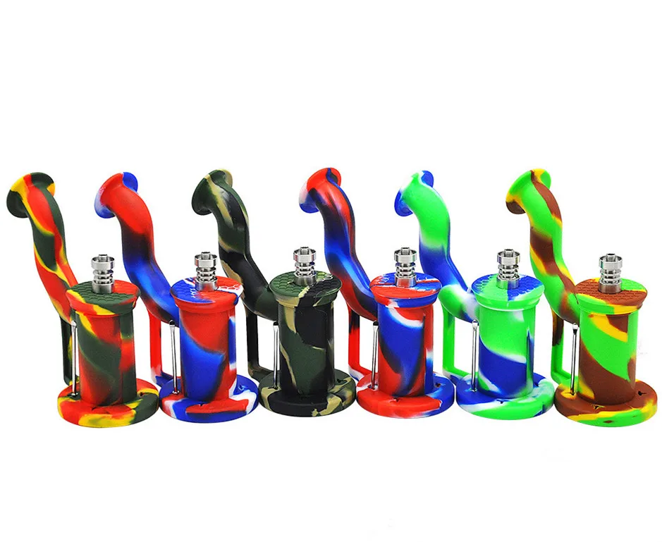 High Quality Custom Portable Smoking Accessories Pipe Silicone Silicon ...