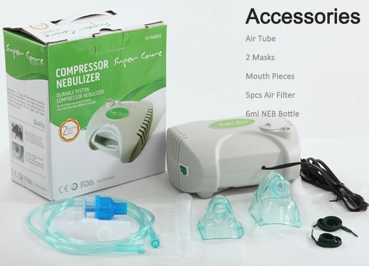 Quiet Piston Compressor Nebulizer For Bronchitis And Asthma - Buy ...
