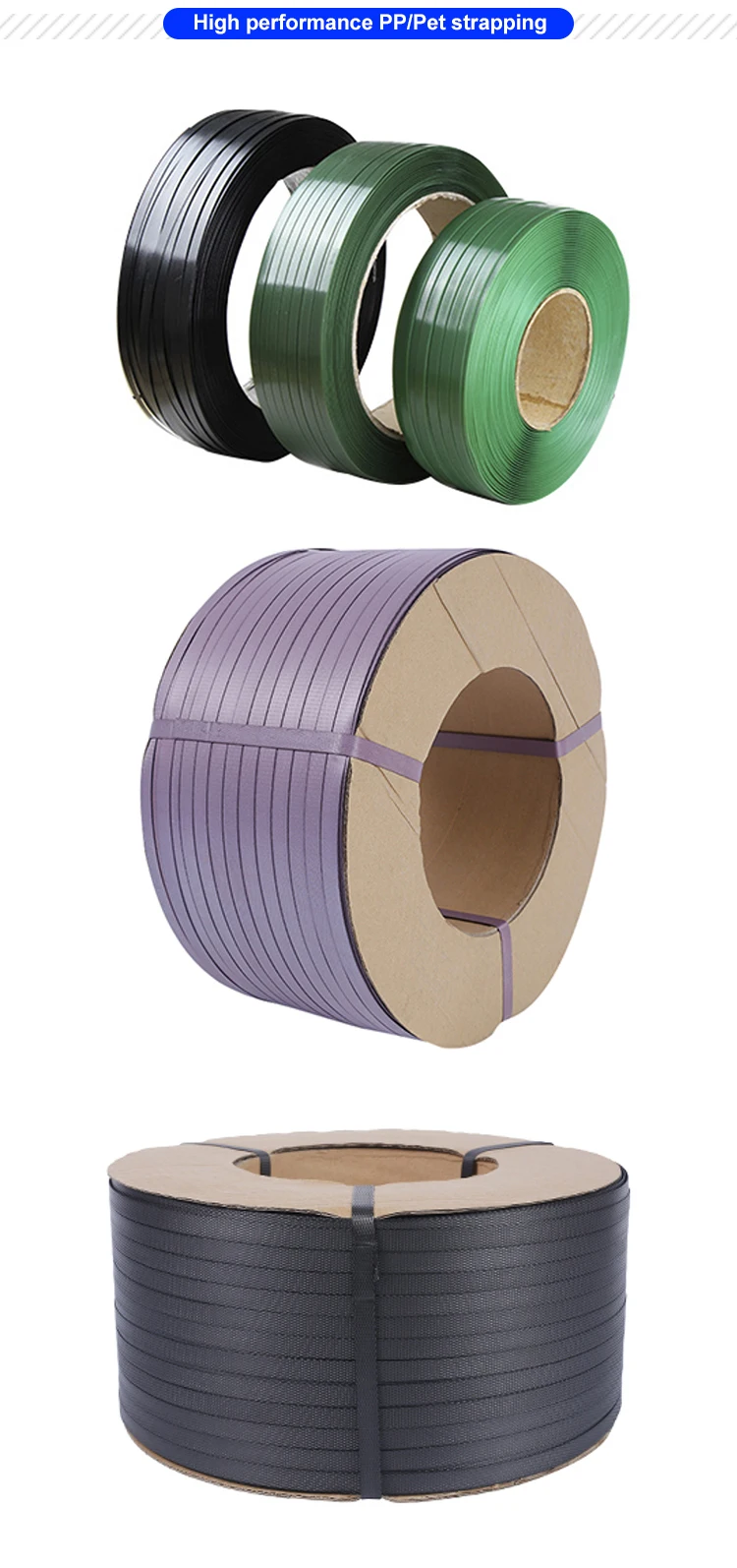 Color Polypropylene Plastic Packing Strapping Strap - Buy Polypropylene ...