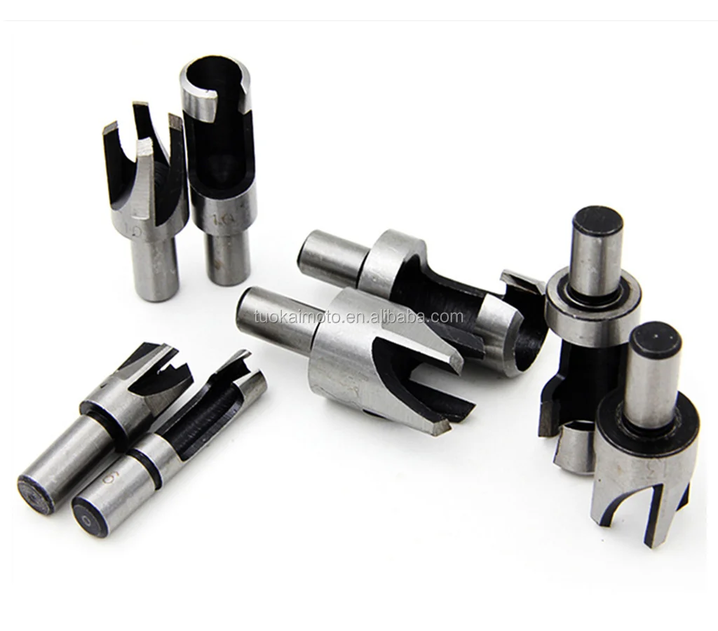 Cork Drill Woodworking Hole Opener Set Wood Plug Drill Bits Reaming ...