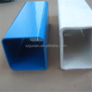20mm Square Tubing Square Tube Rigid Pvc Tubes Plastic Extruded Tubes ...