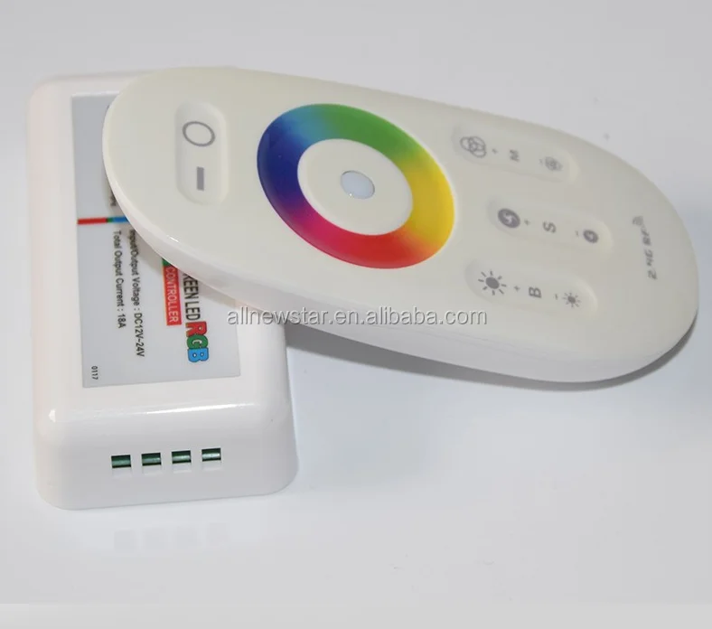 2.4g Rgb Controller Wireless Touch Screen Rgb Led Controller Dc12-24a ...