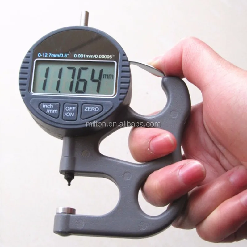 New Type Point Measure Face Micron Digital Thickness Gauge Tester Meter ...